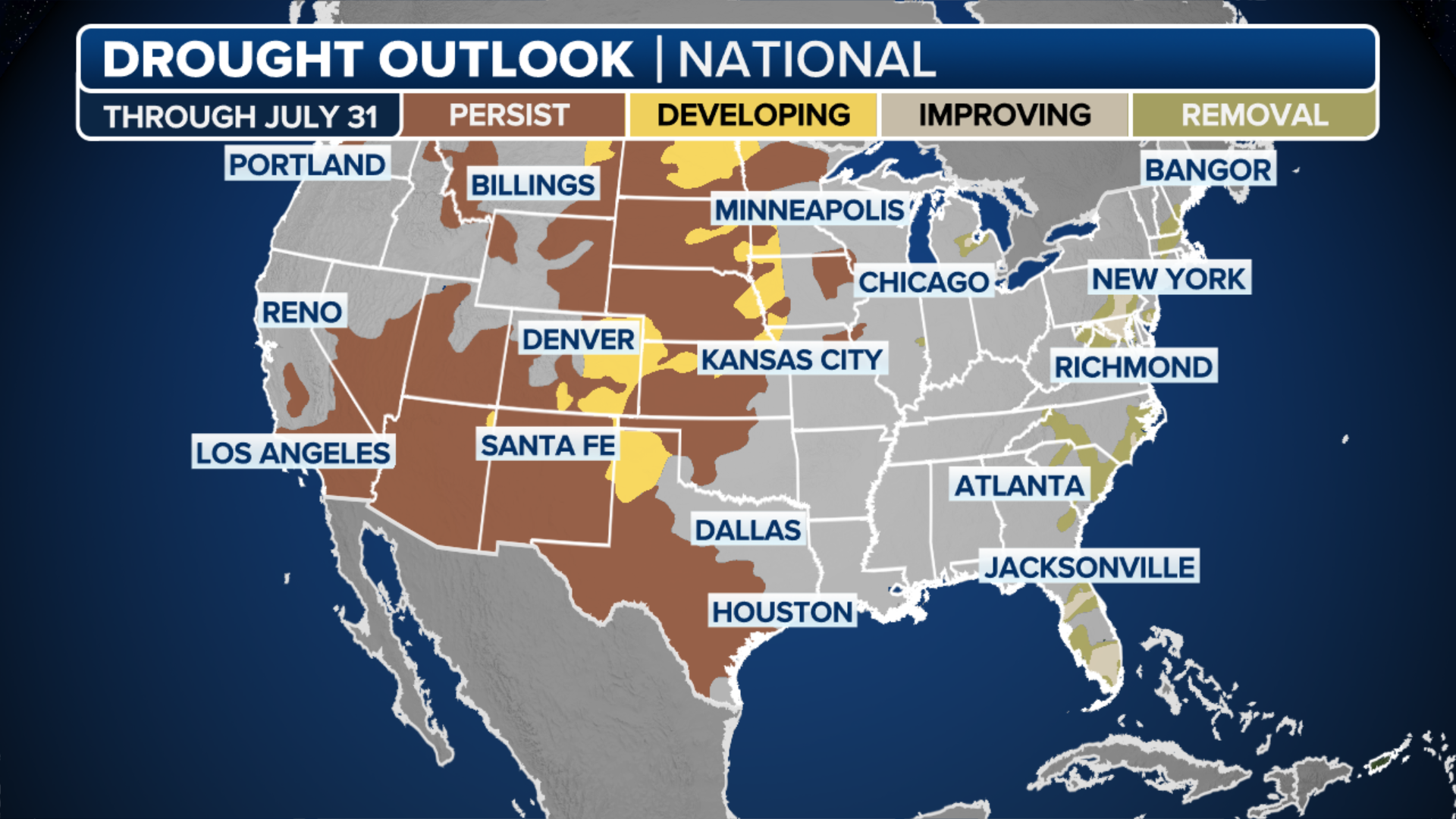 NOAA spring outlook predicts warm weather for most of US, wetter Southeast | Fox Weather
